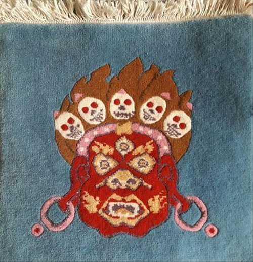 Ковер шерстяной ручной работы из Монголии