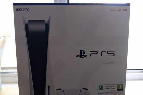 Игровая приставка Ps5 с дисководом новая