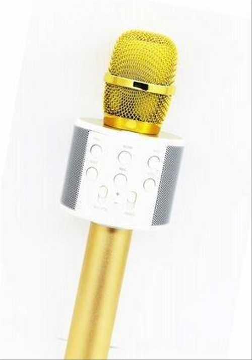 Караоке-микрофон WS 858-1 Gold