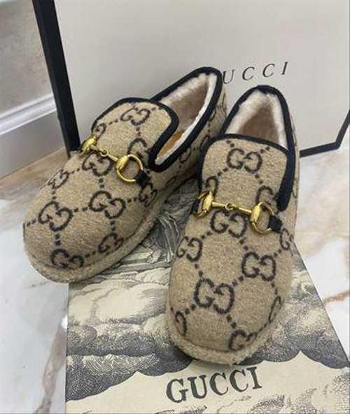 Эспадрильи gucci из шерсти