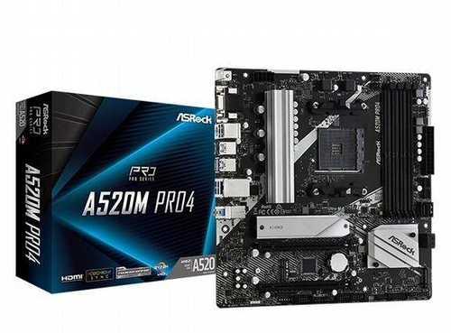 Системная плата Asrock A520M PRO4