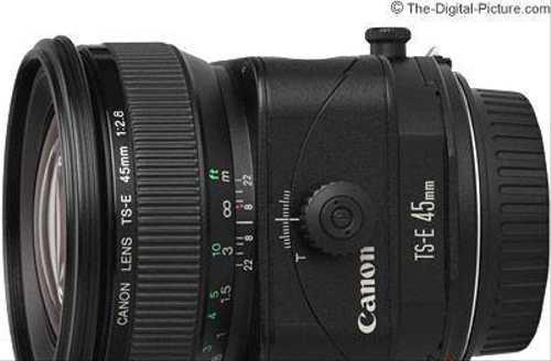 Два тилтшифта Canon в идеале 90 ts и 45 ts