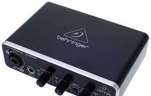 Аудиокарта Behringer Umc22