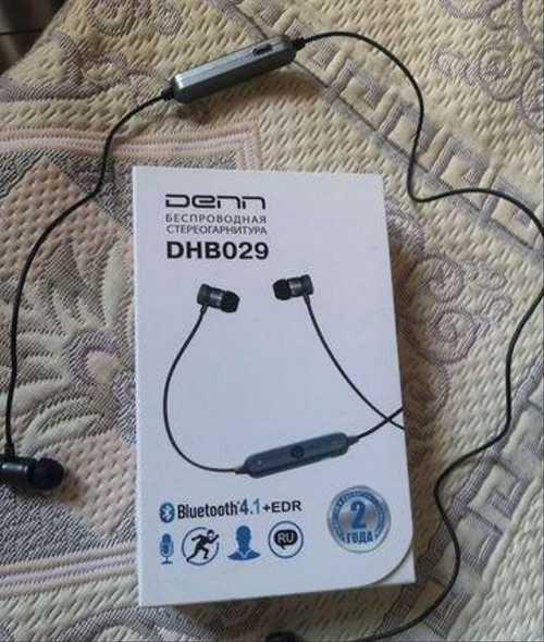 Беспроводные bluetooth наушники denn DHB029