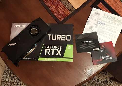 Asus nVidia GeForce RTX 2070super, turbo, EVO, 8гб