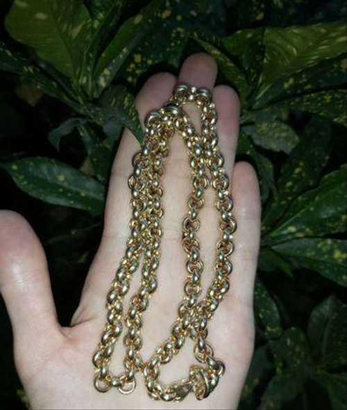 Золотая цепь Шопард 585 пробы