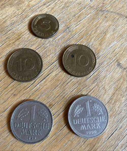 1 deutsche mark 1950 1990