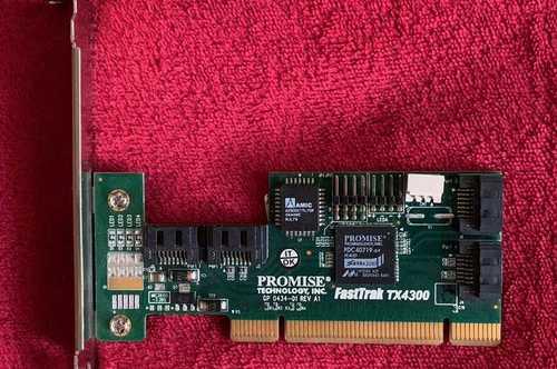 Контроллер PCI SATA raid Promise FastTrak TX4300