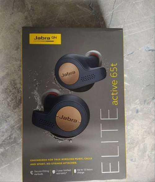 Наушники беспроводные jabra elite activ 65 t (ориг