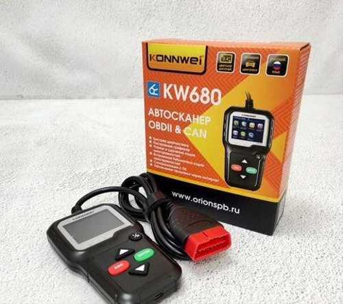 Автосканер Konnwei KW680