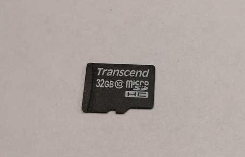 Карта памяти Transcend microSD HC 32GB