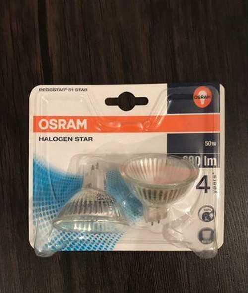 Галогенные лампы Osram Halogen 51 star 50W GU5.3