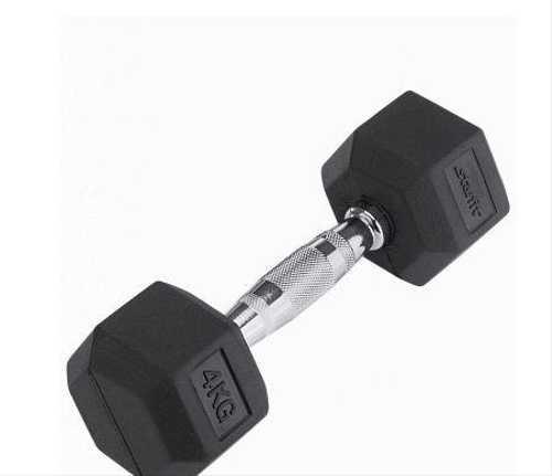 Гантель обрезиненная DB-301 4 кг, starfit