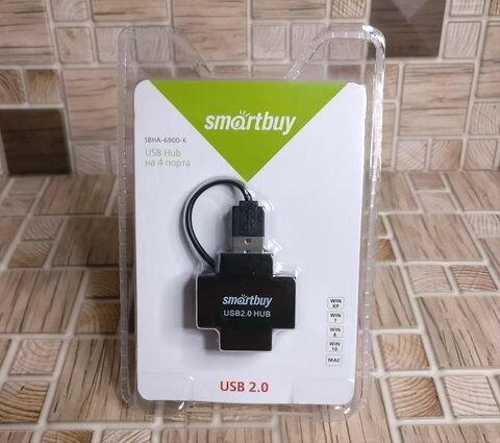 Концентратор USB Хаб на 4 порта (6900) "SmartBuy"