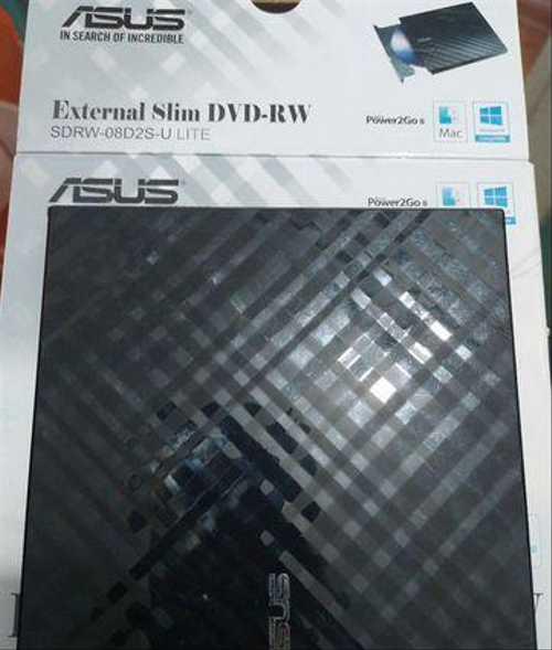 Привод внеш. DVD-RW asus sdrw-08D2S-U