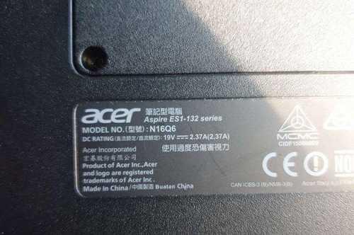 Acer es1-132 4гб /32