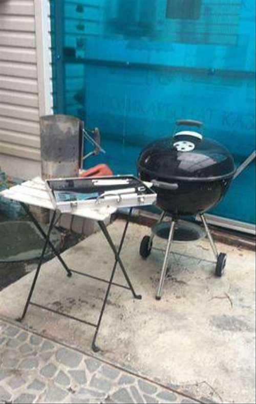 Угольный гриль weber