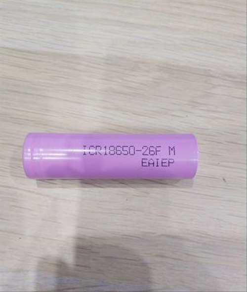 Аккумуляторы ICR 18650 26F 2600mah eaiep 20 штук