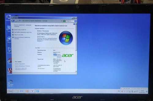 Ноутбук acer aspire е1 522