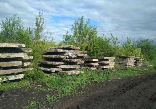 Плиты жби б/у бой железобетона
