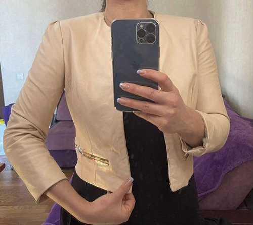 Куртка кожаная Elisabetta Franchi оригинал