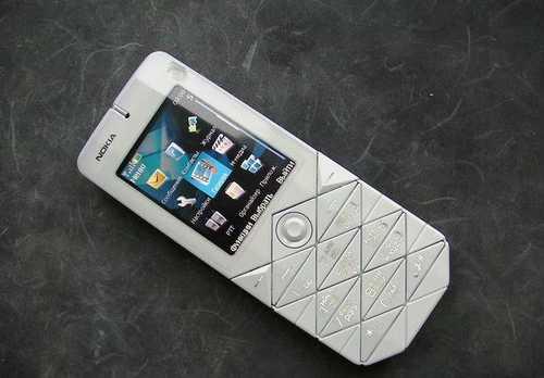 Nokia 7500 prism новый оригинальный swap белый