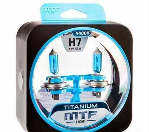 Галогенные лампы H7 MTF Titanium 4400K