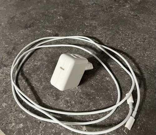 Блок питания Apple usb type-c 30w и кабель 2м