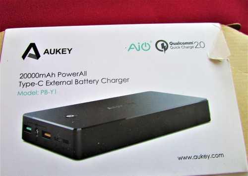 Rower Bank aukey 20 000 mAh