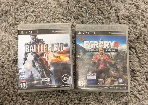 2 Игры для пс3 farcry 4 battlefield playstaition 3
