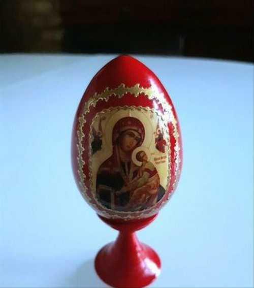 Яйцо пасхальное Богородица