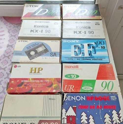 Пустые оригинальные коробки для аудиокассет