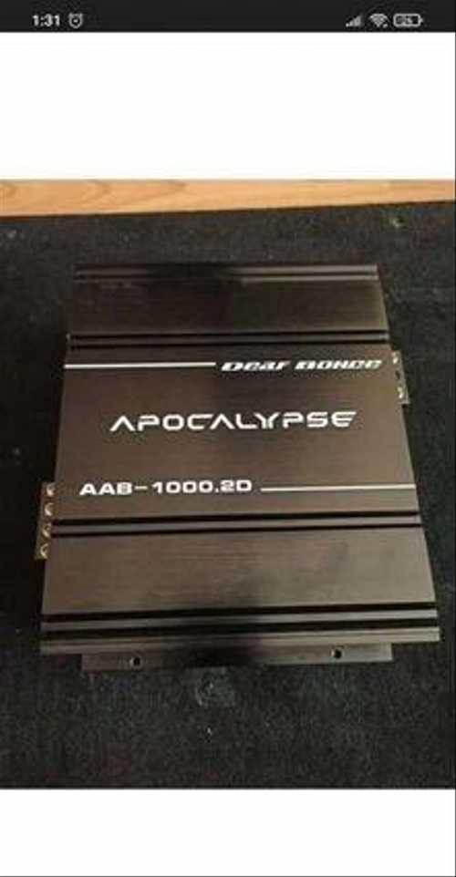 Усилитель Apocalypse AAB-1000.2D