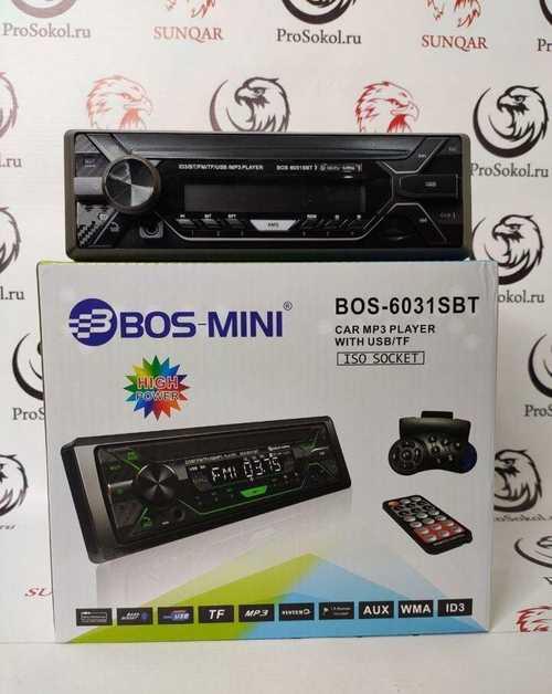 Bos mini a5 pro 4 64. Автомагнитола bos-6031sвт. Магнитола bos 6031sbt характеристики. Магнитола GB 6031 SBT. Магнитола босс 6031.