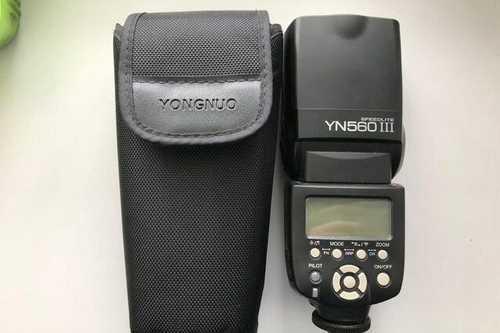 Беспроводная вспышка yongnuo YN560III + комплект