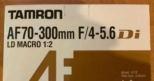 Продам объектив Tamron (Canon) AF70-300 4-5.6DI LD