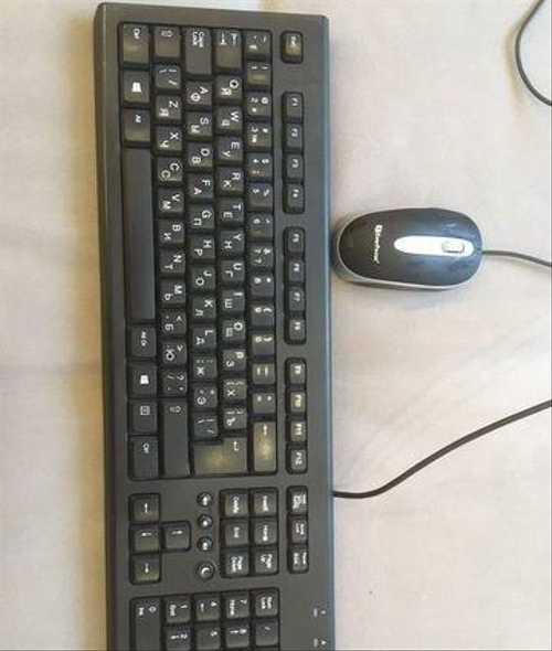 Клавиатура HP и мышь EverFocus