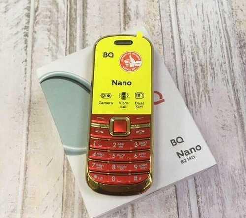 Mini сотовый телефон 2 sim BQ1415 красный металл