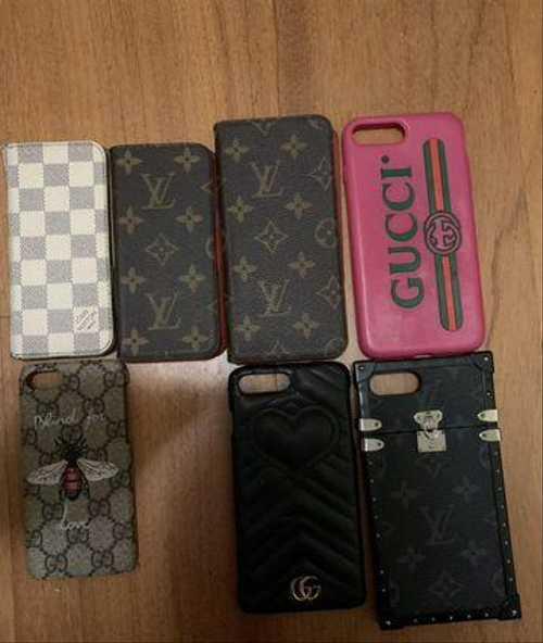 Чехлы Gucci и Louis Vuitton оригинал iPhone