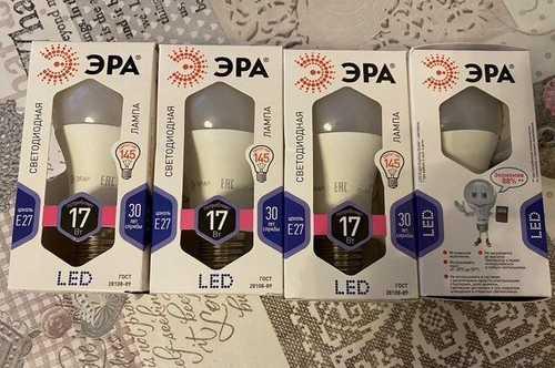 Новые лампы эра LED A60-17W-860-E27
