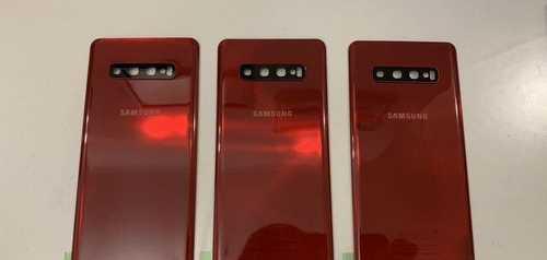 Заднее стекло крышка Samsung S10+ Красный