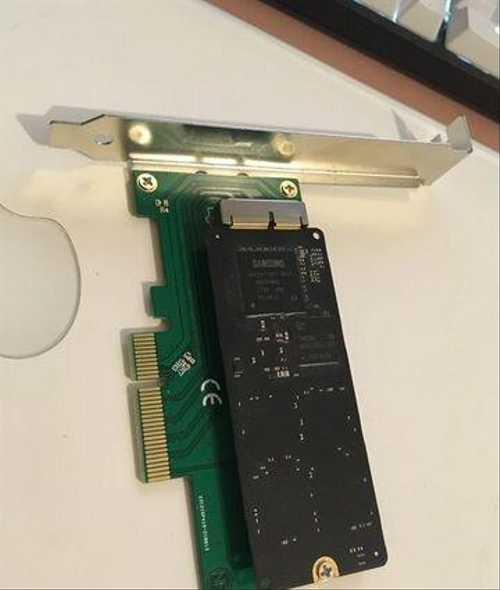 PCI-e x4 NVMe SSD на 128 от Apple для пк