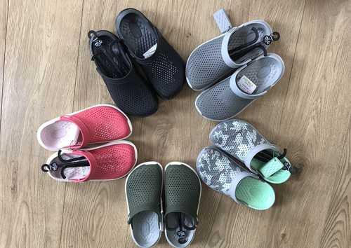 Crocs новые сабо LiteRide М4/W6/36