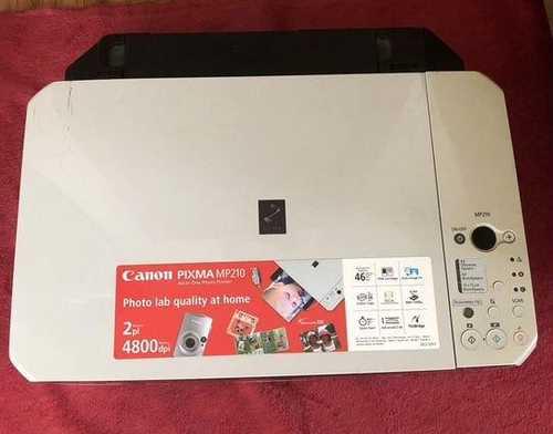 Мфу принтер сканер Canon Pixma mp210
