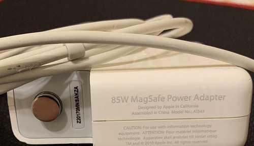 Адаптер питания Apple MagSafe 85W оригинал