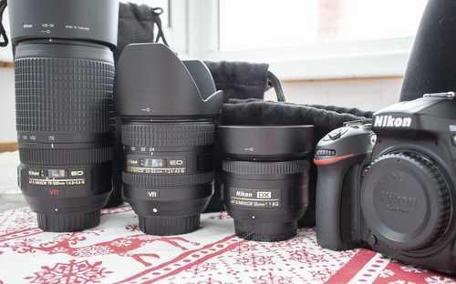Nikon D7200 комплект с объективами