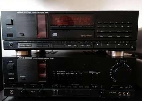 Alpine /Luxman 105u усилитель +транспорт CD