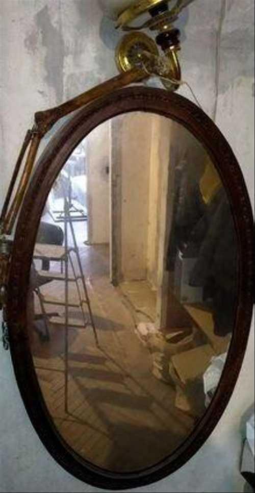 Зеркало старинное в раме