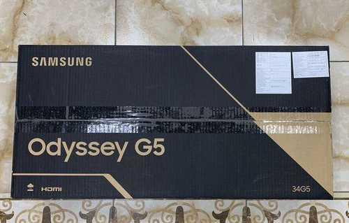 Samsung Odyssey G5 34" *VA, NEW нал/безнал