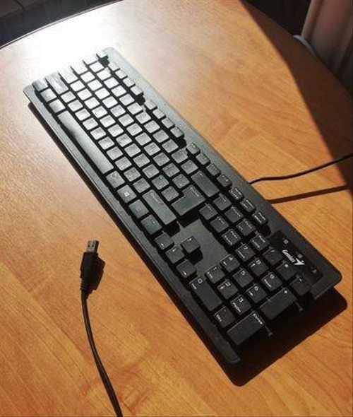 Клавиатура проводная Genius SlimStar 130 Black USB